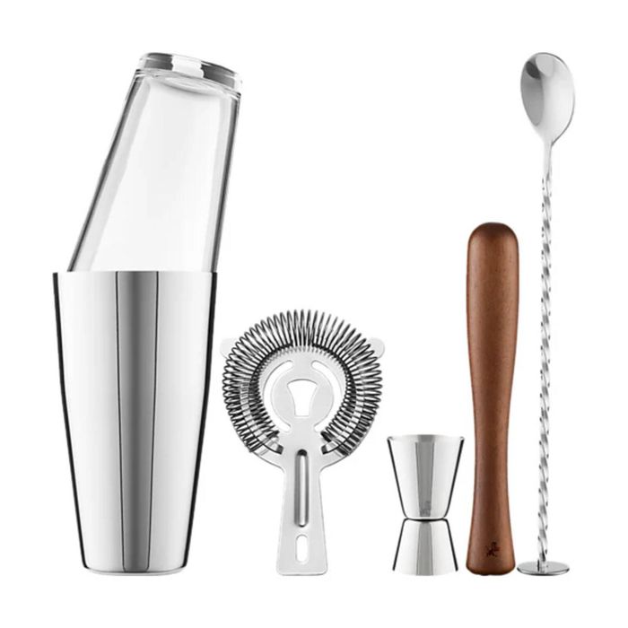 5pc Maxwell & Williams Cocktail & Co Boston Shaker/Muddler/Jigger Set - Bunnings Australia