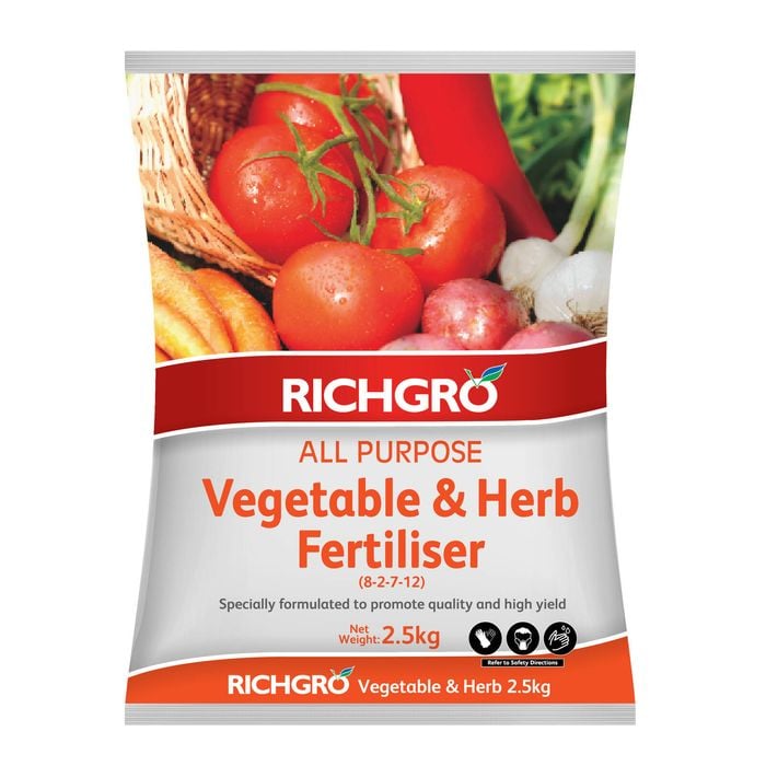 Richgro 2.5kg All Purpose Vegetable and Herb Fertiliser - Bunnings ...