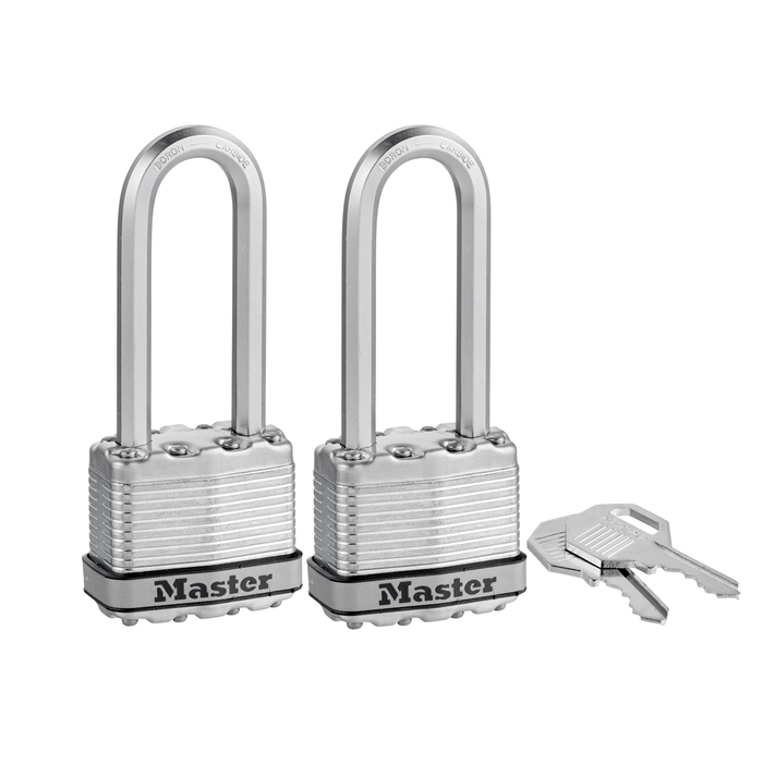 Master Lock 45mm Magnum With 64mm Extra Long Shackle Padlock - 2 Pack ...