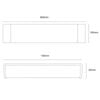 Brilliant 45W 60cm Carver Wide Body LED Batten Light - Bunnings Australia