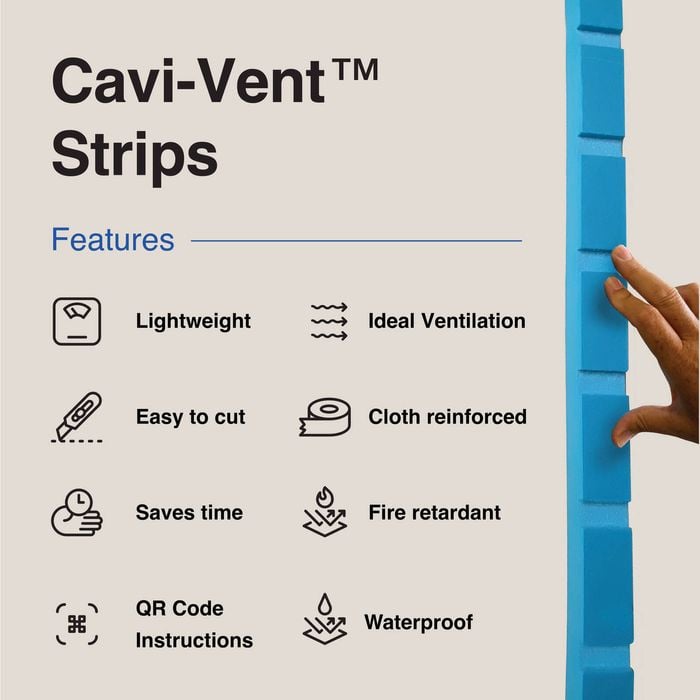 Australian Thermal Industries 1200 x 45 x 20mm Cavi-Vent Strip ...