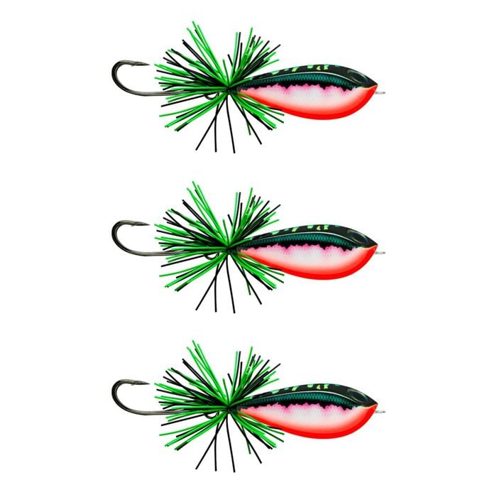 3x Rapala 5cm BX Skitter Frog Topwater Surface Fishing Lures - Toman ...