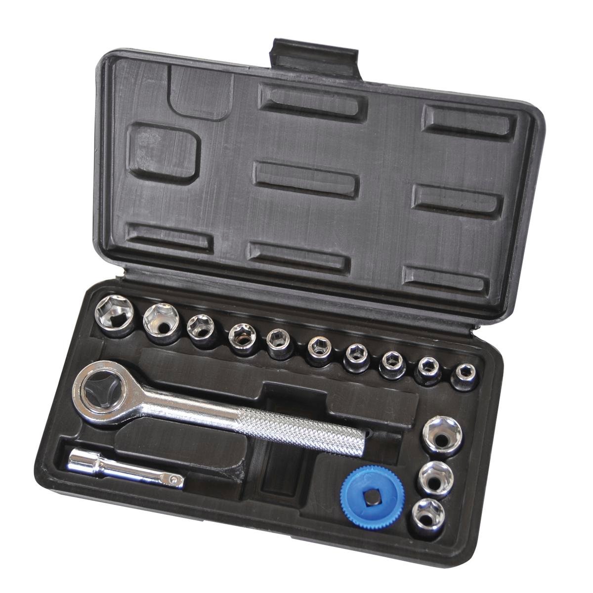 Supatool 1/4" Drive Socket Set - 16 Piece - Bunnings Australia
