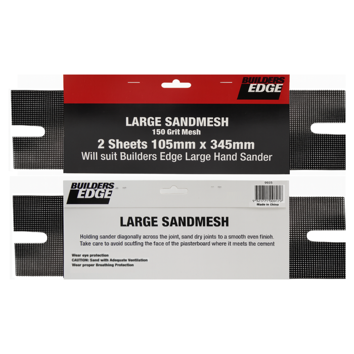 Builders Edge 105 x 345mm Large Sand Mesh Sheet - 2 Pack - Bunnings ...