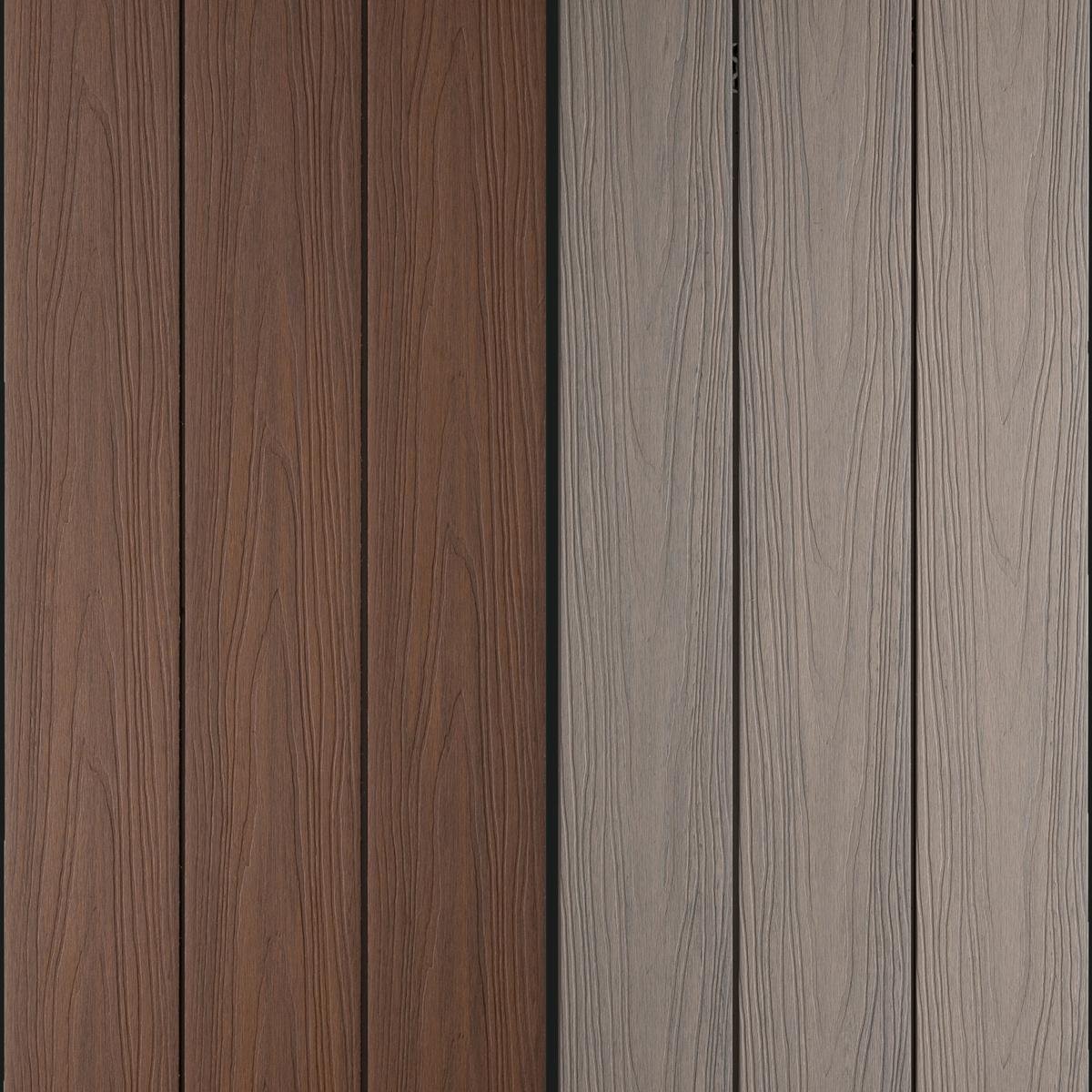 Ekodeck 137 x 23mm 5.4m Backbeach/Leatherwood Designer Series Composite ...