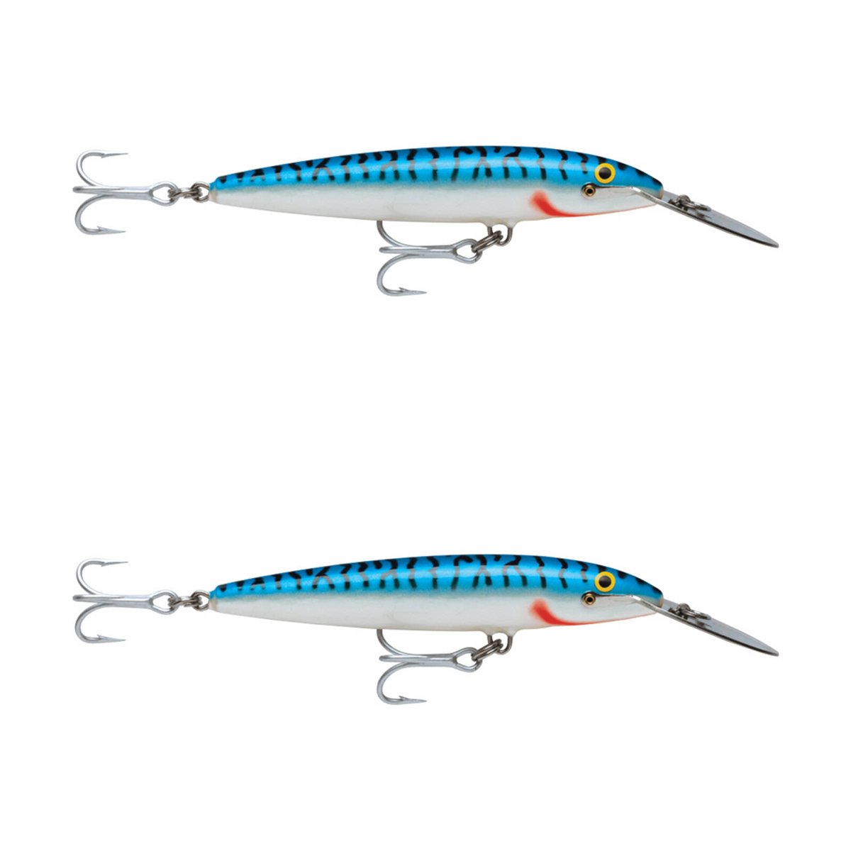 2x Rapala 11cm Countdown Magnum Sinking Trolling Fishing Lures - Silver Mckrl - Bunnings Australia