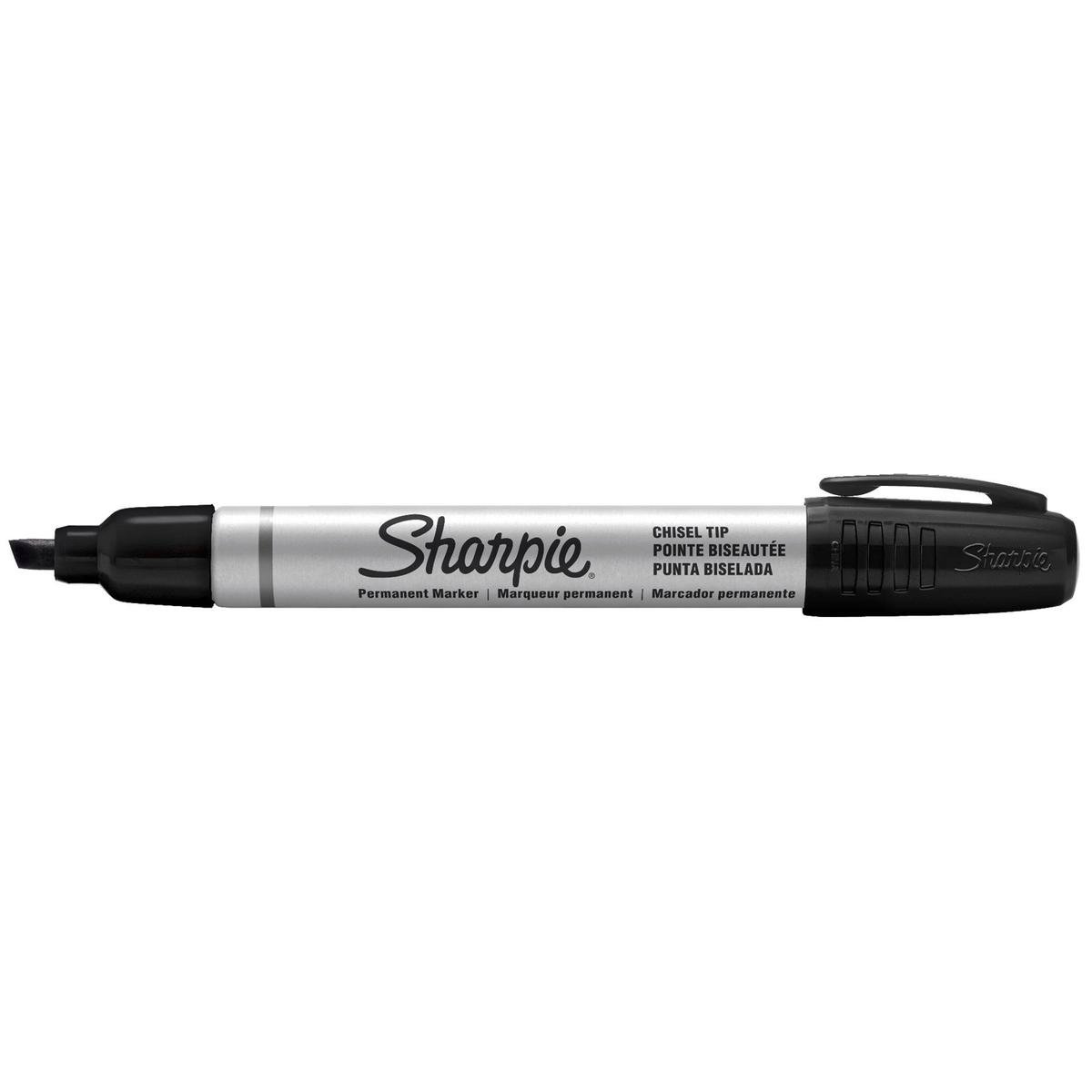 Sharpie Black Chisel Marker - Bunnings Australia