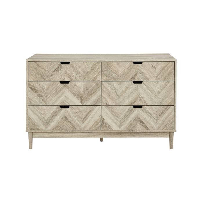 Cosmoliving Marshall Chest of 6 Drawers For Bedroom Drawer Storage ...