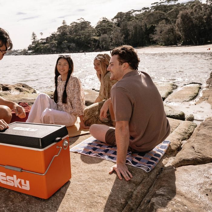 Esky 27L Orange Retro Hard Cooler - Bunnings Australia