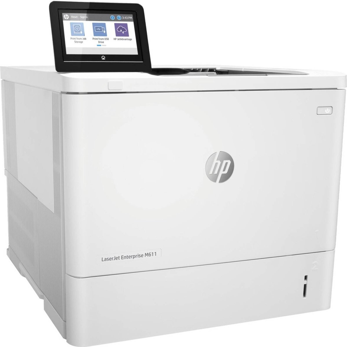 HP LaserJet Enterprise M611dn Desktop Laser Printer - Monochrome - 61 ...