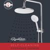 Revolution Showers Chrome Twin Self Cleaning Shower - Bunnings Australia