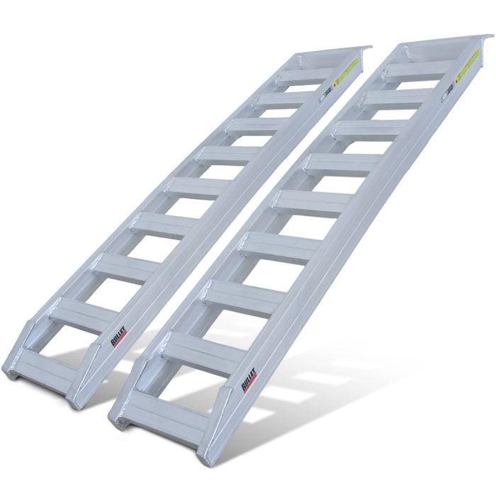 BULLET Pair of 2.3m Aluminium Loading Ramps, 4000kg Total Capacity ...