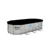 Bestway 5.49m x 2.74m x 1.22m Power Steel Swim Vista Oval Above Ground Pool Set - Bunnings Australia