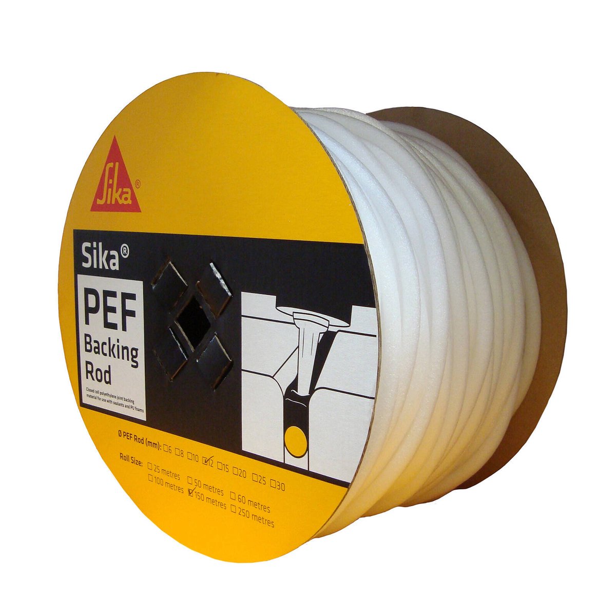 Sika 12mm x 150m P.E.F Backing Rod - Bunnings New Zealand
