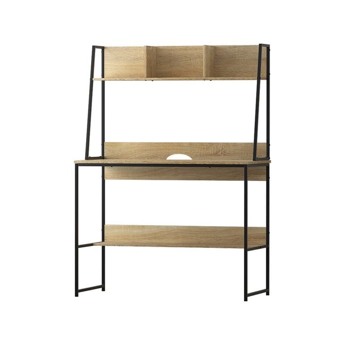 Artiss Computer Desk with Shelf 100cm - Bunnings Australia