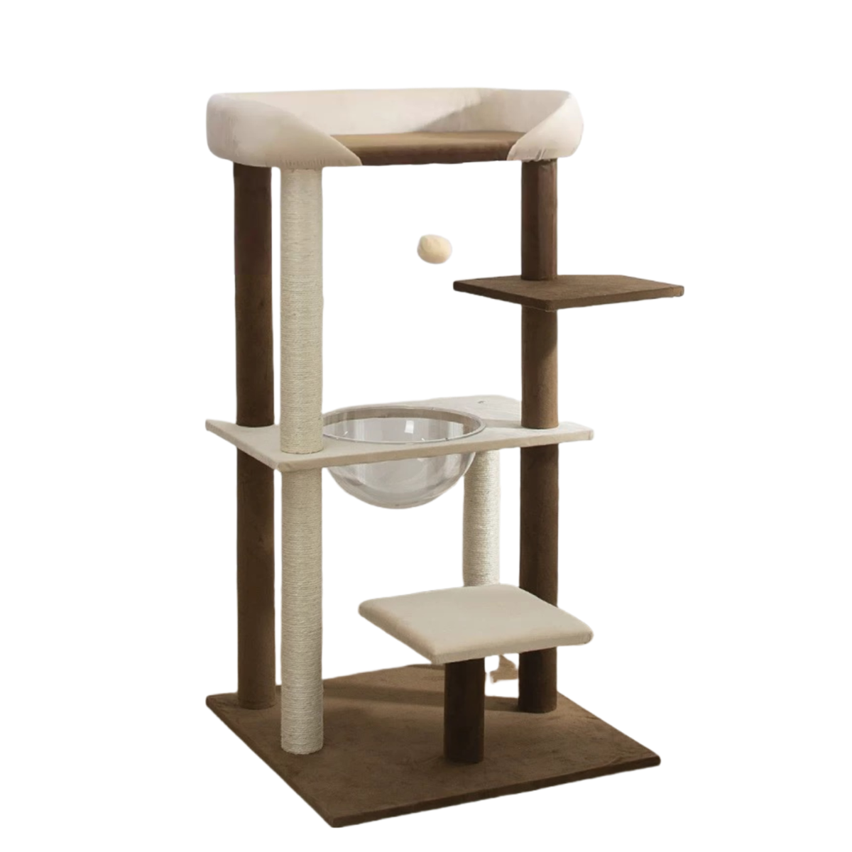 Luxury Japanese-Style Cat Tree with Large Bed - Bunnings Australia