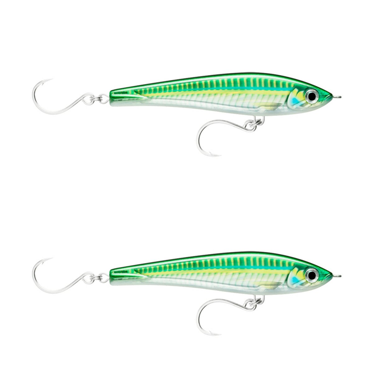 2x Rapala 17cm X Rap Magnum Stick Slow Sink Bait Fishing Lures - Bigeye ...