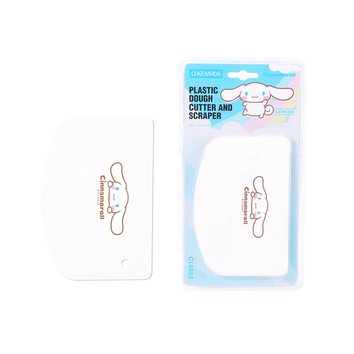 Chefmade x Sanrio Cinnamoroll Dough Cutter & Scraper - Bunnings Australia