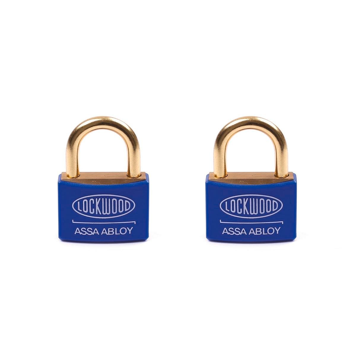 Lockwood 40mm Body 23mm Shackle Opening 110 Series Padlock - Twin Pack ...
