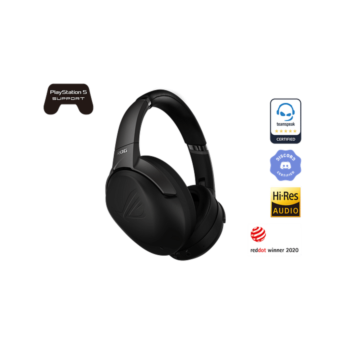 ASUS ROG STRIX GO Bluetooth Wireless Gaming Active Noise Cancelling ...