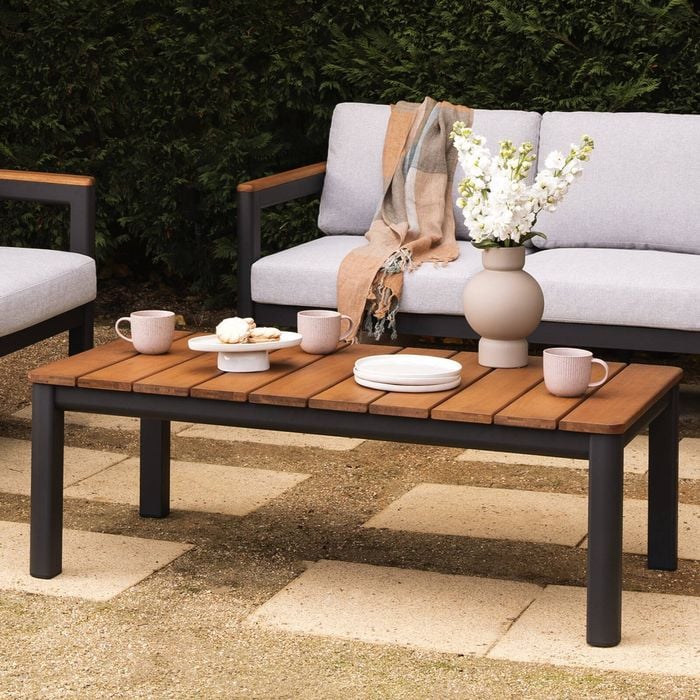 Mimosa Rhone Aluminium Coffee Table - Bunnings Australia