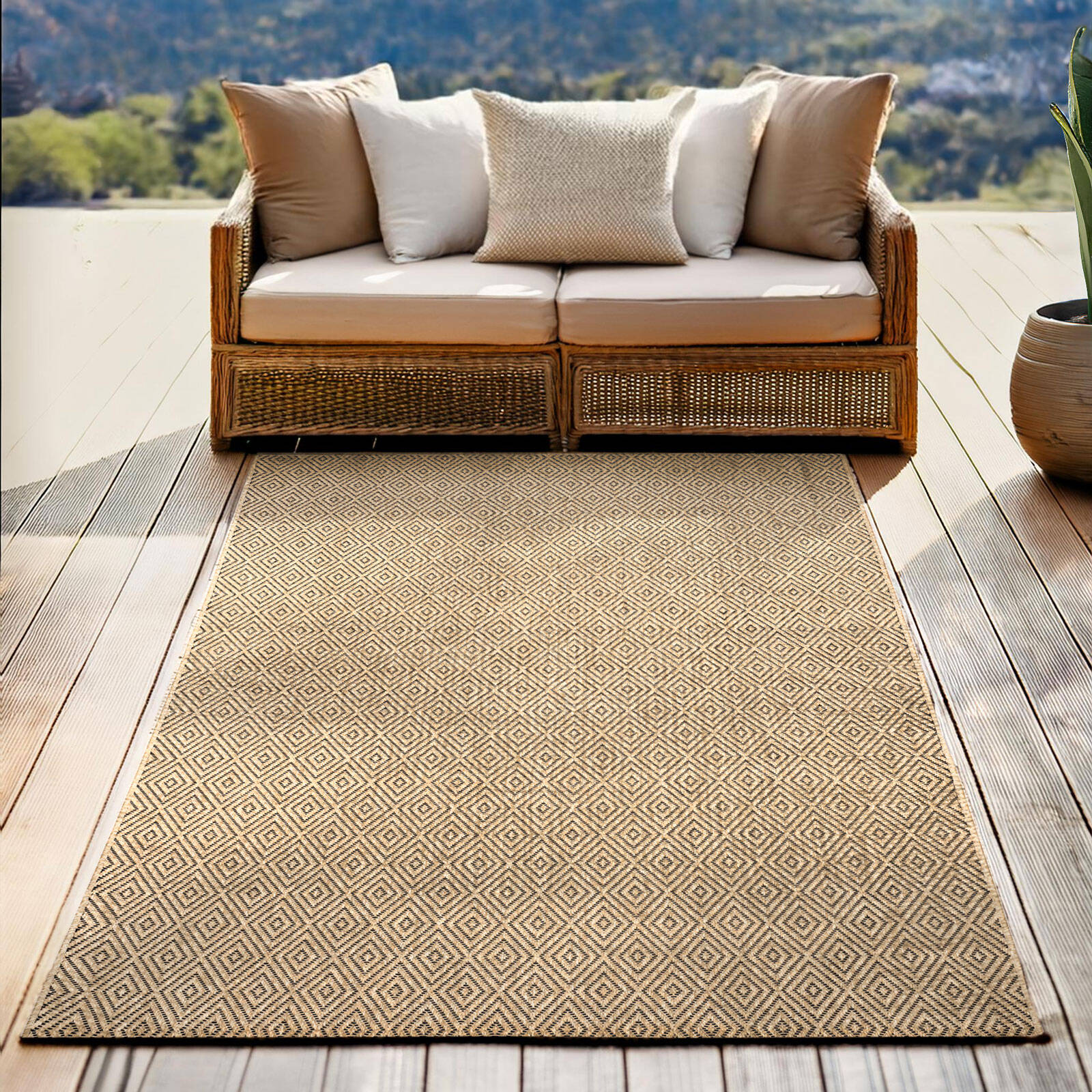 Outdoor rug bunnings store