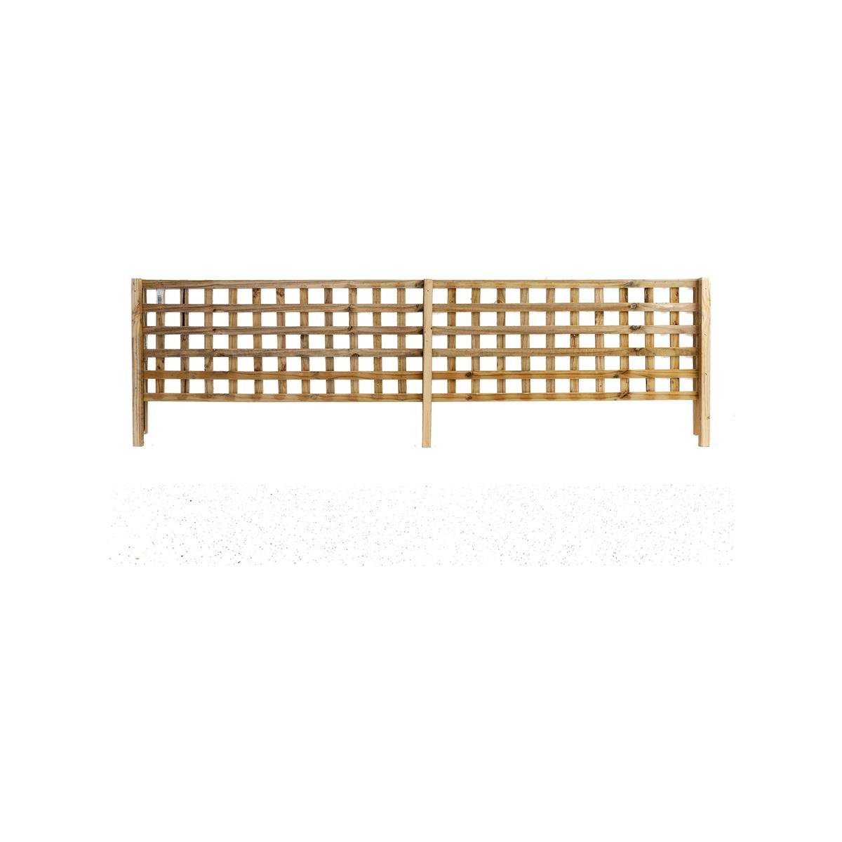 Lattice Makers 2400 x 500mm Treated Pine Lattice Fence Extension ...