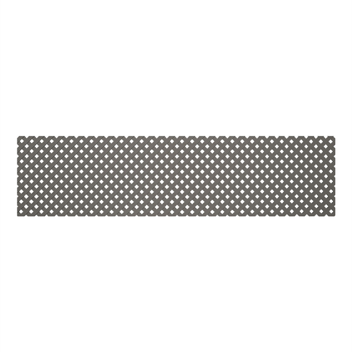 Matrix 2400 x 600mm Slate Grey Diamond Fence Extension Lattice ...