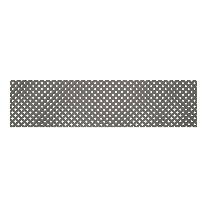Matrix 2400 x 600mm Slate Grey Diamond Fence Extension Lattice ...