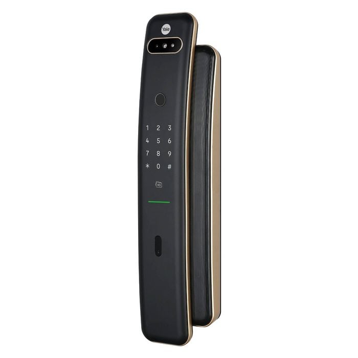 Yale Luna Champagne Gold Pro+ Smart Lock - Bunnings Australia