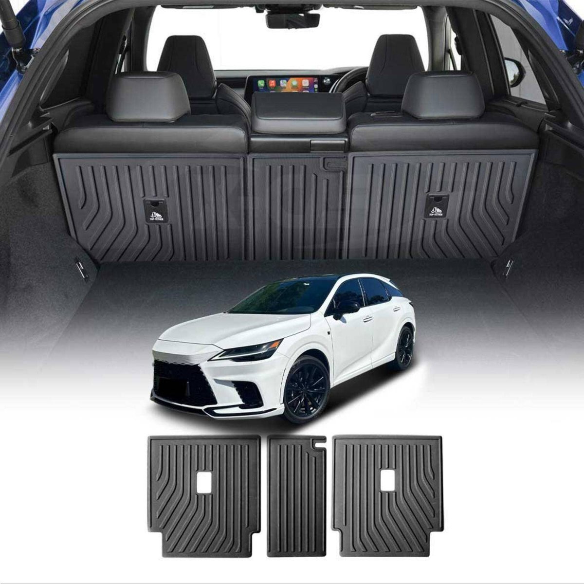 Back Seat Protector for Lexus RX350 RX350h RX500h 2022-2024 Heavy Duty ...