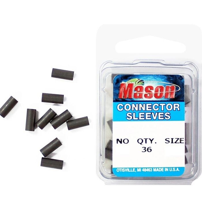36 x Size 1 Mason Crimps - Crimping Connector Sleeves for Fishing Wire ...