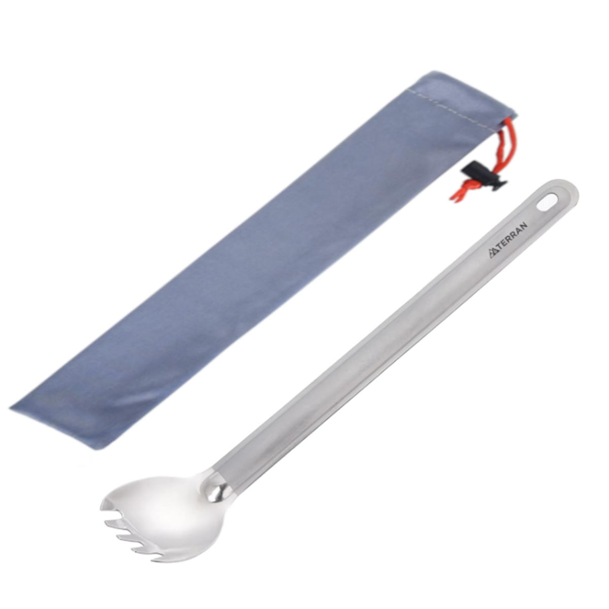 TERRAN Titanium Long Handle Spork with Polished Bowl - Bunnings Australia