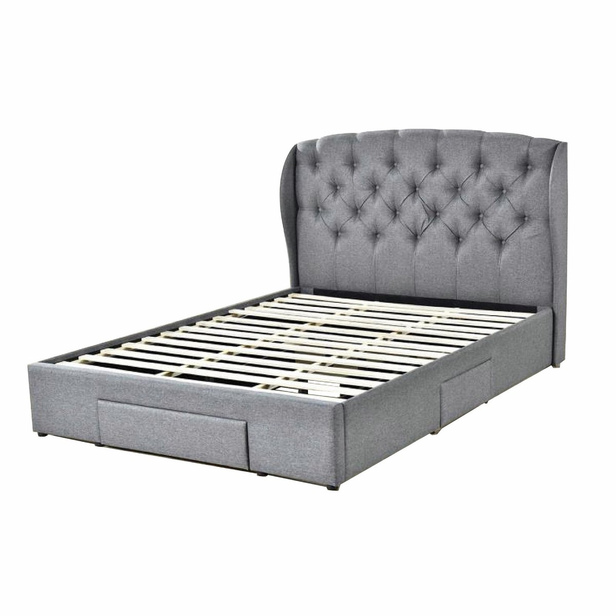Henry Double Bed With Drawers - Bunnings Australia