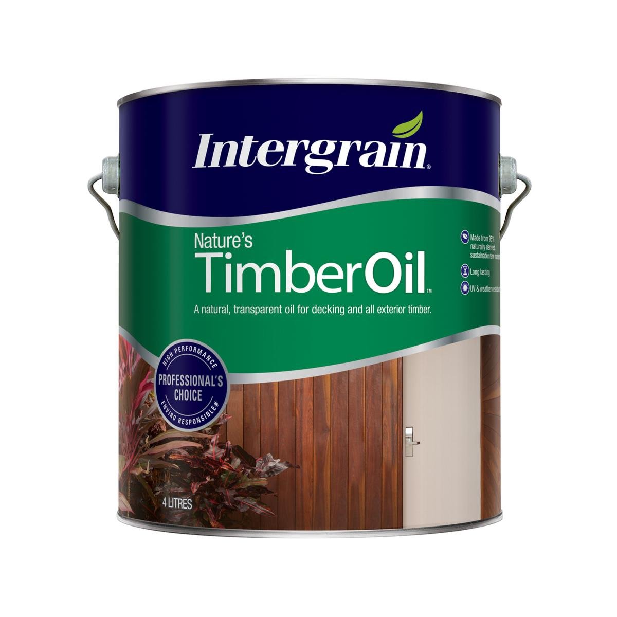 Intergrain 4L Natural Nature's Timber Oil - Bunnings New Zealand