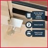 Ikonic Sliding Window Lock Aluminium - 2 Pack - Bunnings Australia