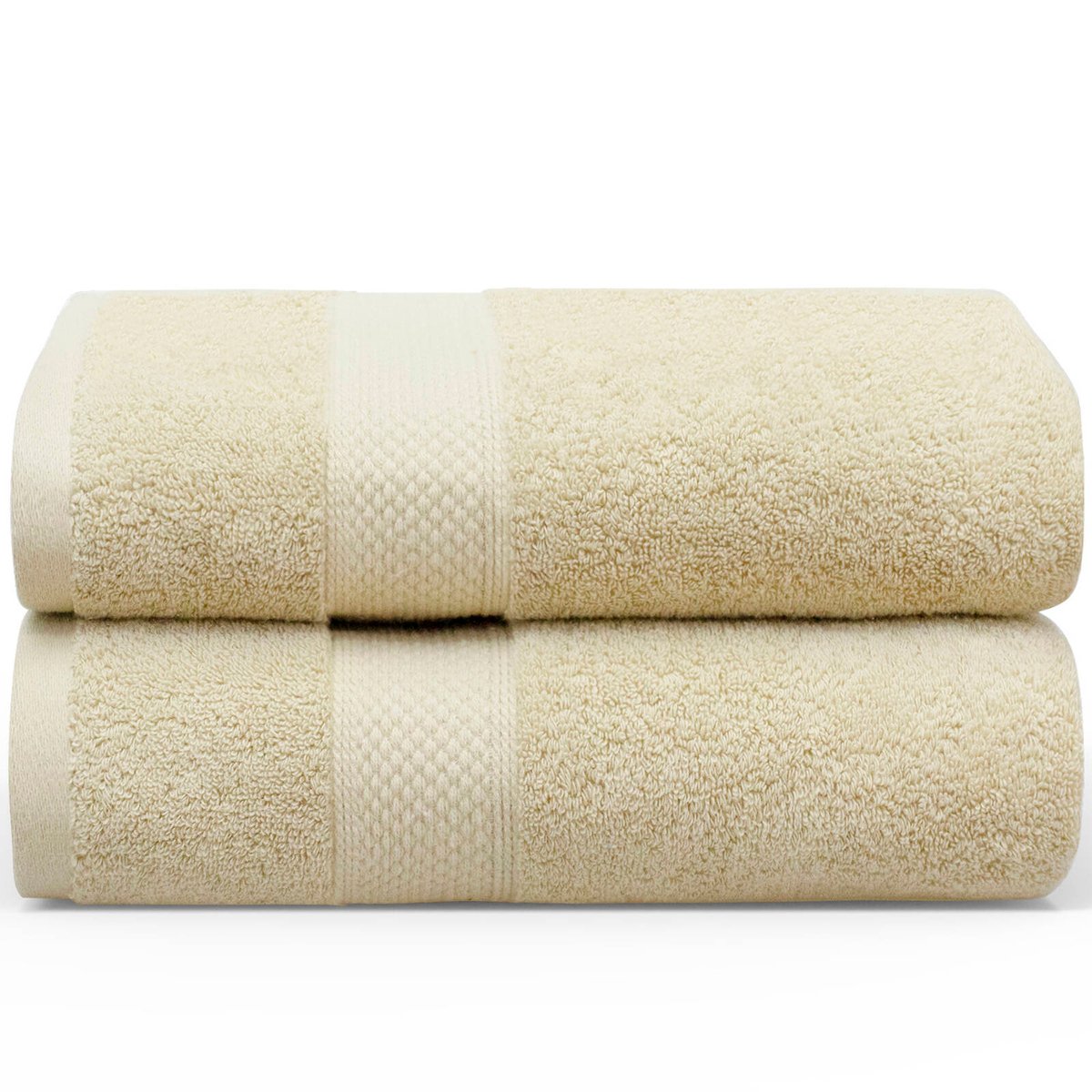 2PCS 100% Cotton Extra Large Soft Bath Towels Sheets Set 90 x 180cm ...