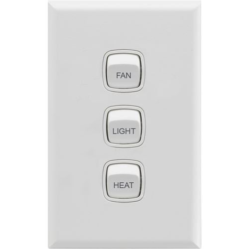 HPM Fan Light Heat 3 Function Switch - Bunnings Australia