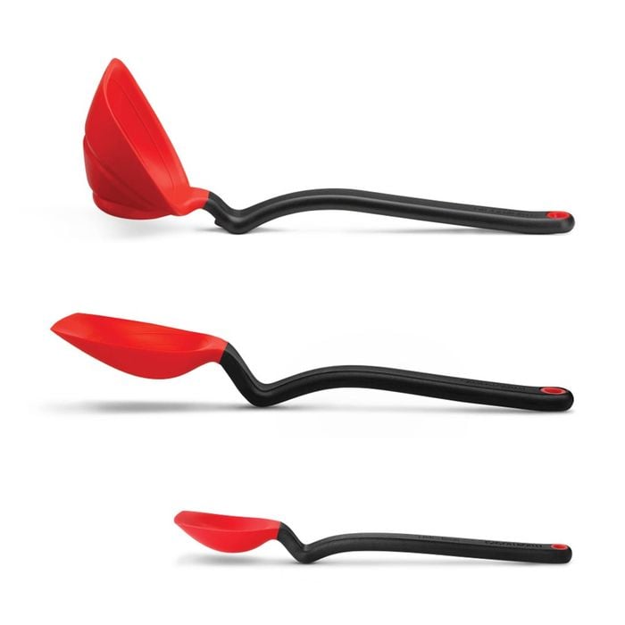 Dreamfarm Fladle Ladle, Supoon & Mini Supoon Set of 3 Silicone Kitchen ...