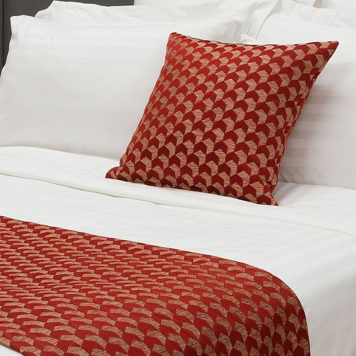Jason Commercial King Bed Regency Bed Runner 255x60cm Russet - Bunnings ...