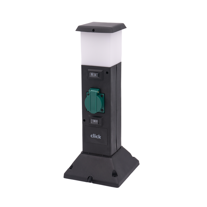 Click Power Garden Socket Tower With Lamp - Bunnings Australia
