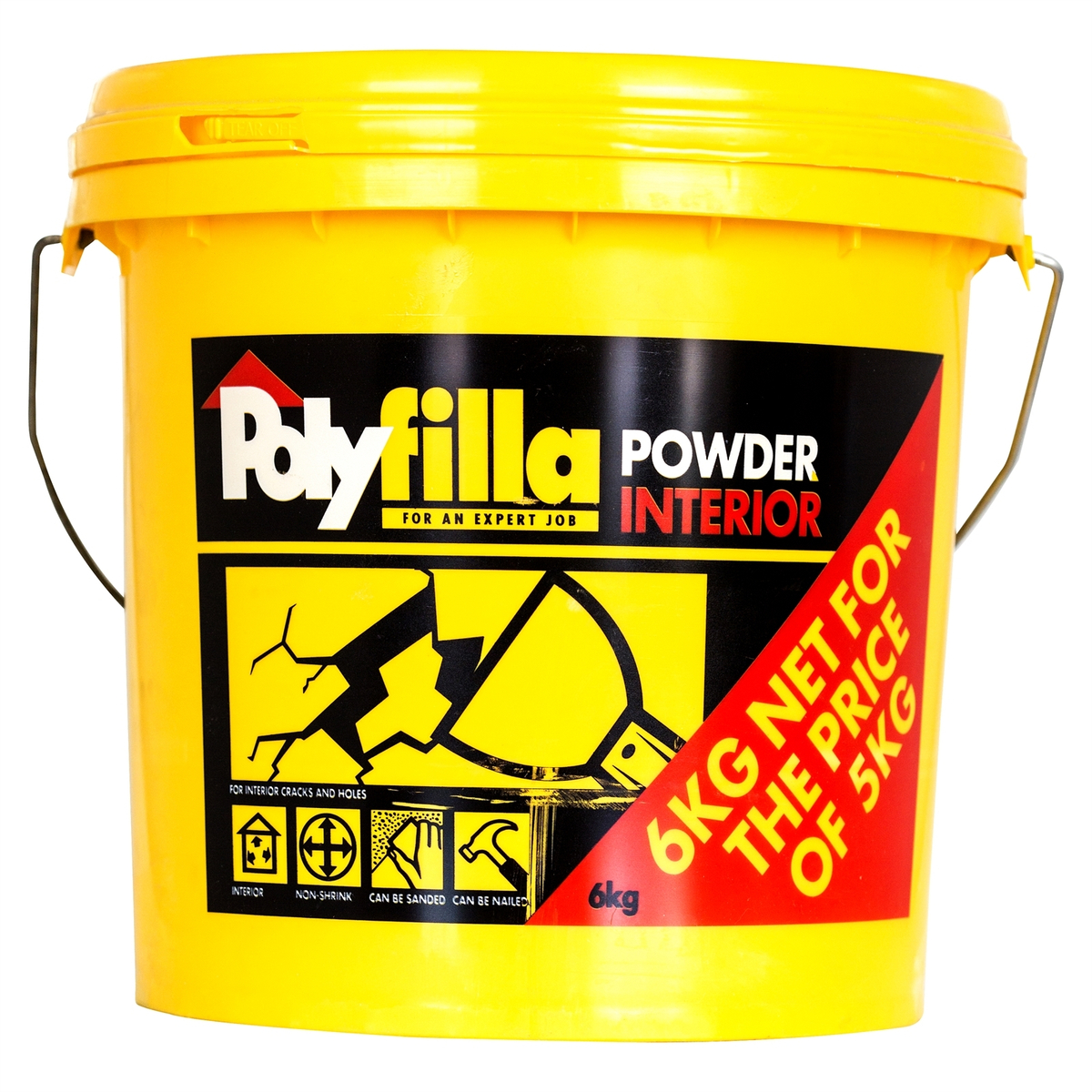 Poly 6kg Interior Powder Filler - Bunnings Australia