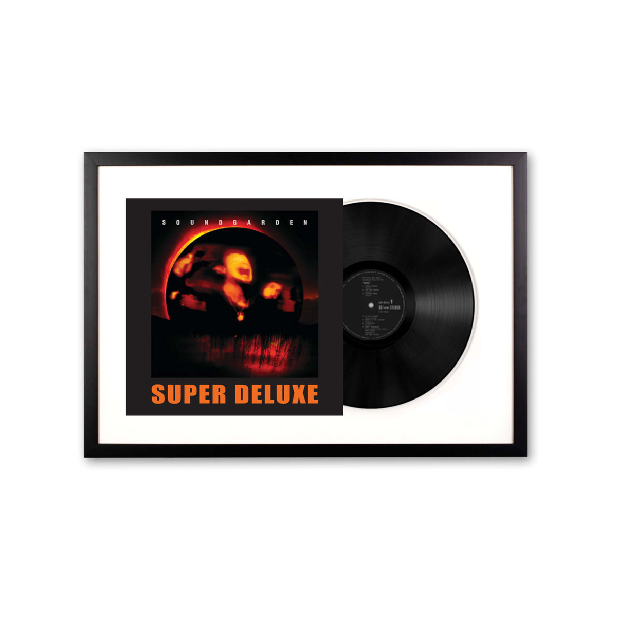 Framed Soundgarden Superunknown - Double Vinyl Album Art - Bunnings ...