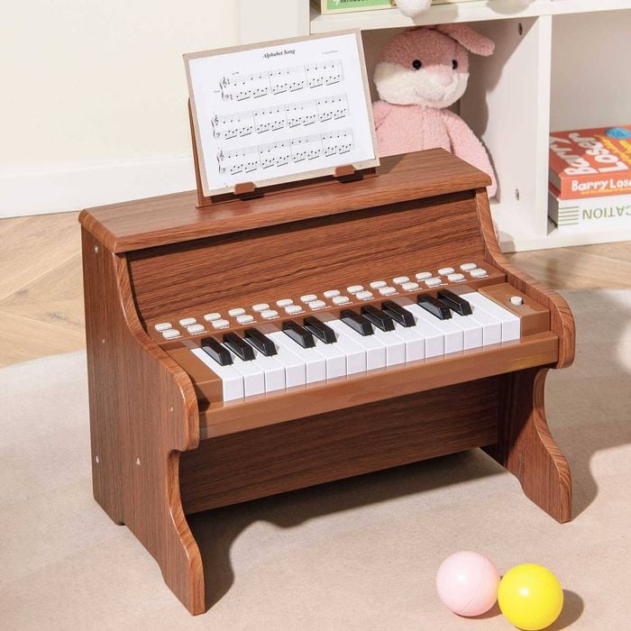 Costway 25-Key Digital Piano Mini Keyboard Music Teaching Instrument ...