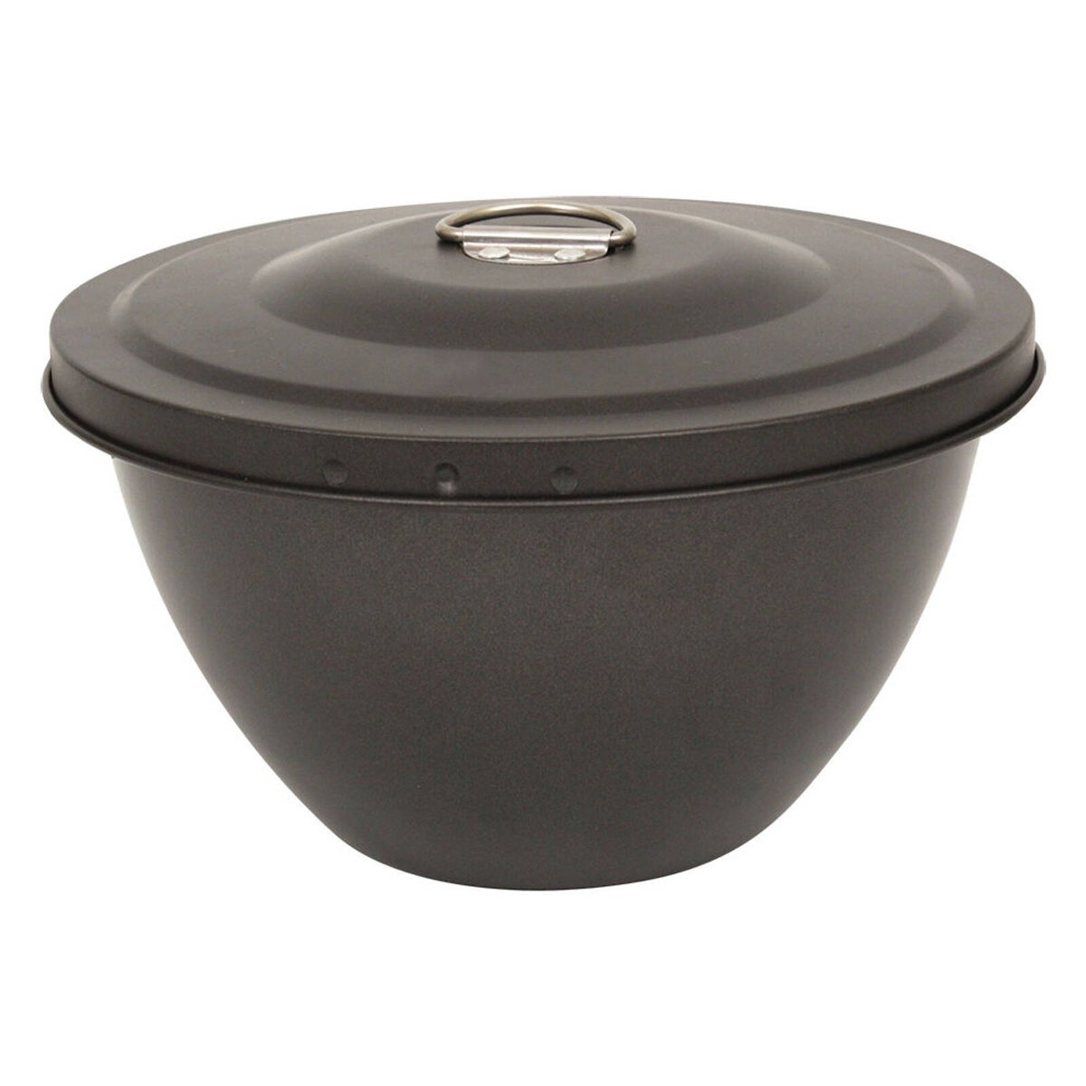 Daily Bake Non-Stick Pudding Steamer w/ Lid Bakeware 2L - Black ...