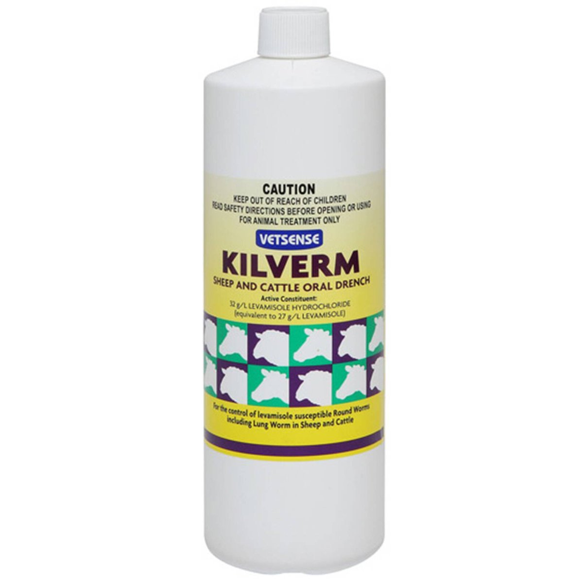 Vetsense Kilverm Sheep & Cattle Oral Drench Wormer Livestock 5L ...