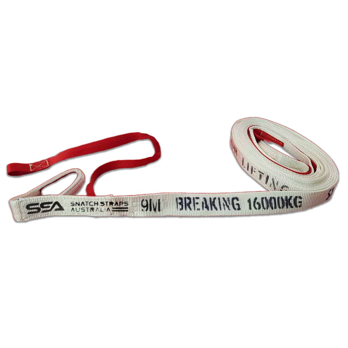 SSA Snatch Straps 16Tonne or 16000kgs 9m - Bunnings Australia