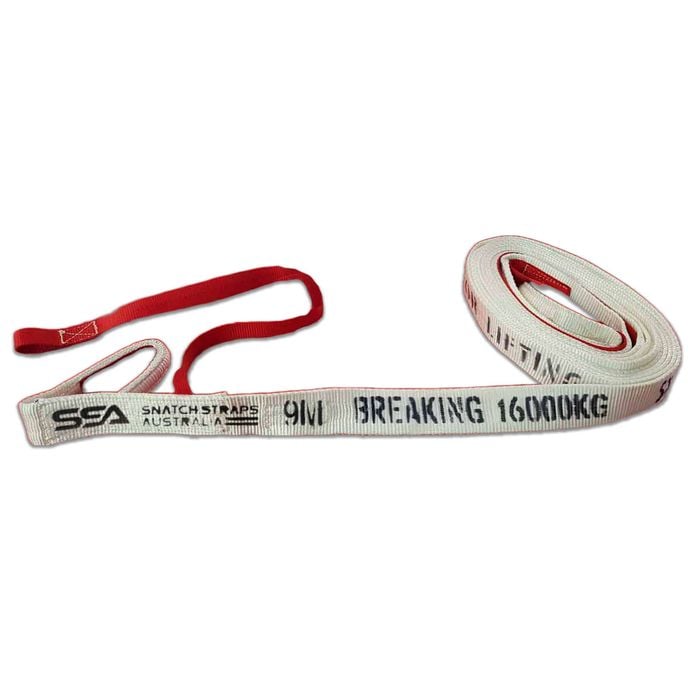 SSA Snatch Straps 16Tonne or 16000kgs 9m - Bunnings Australia