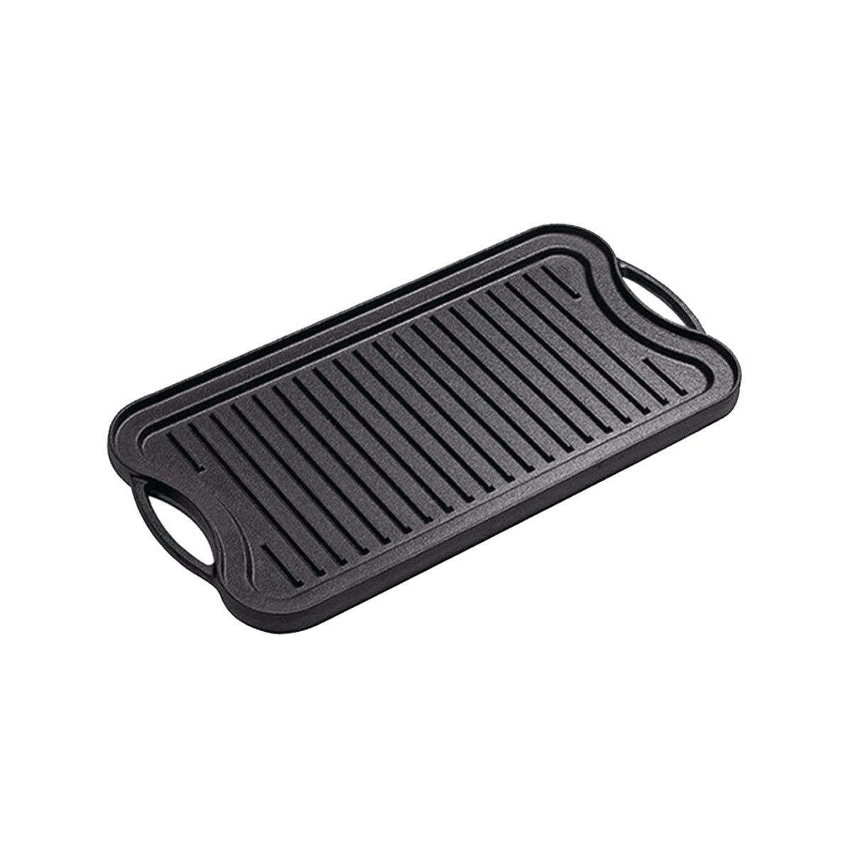 SOGA 50.8cm Cast Iron Ridged Griddle Hot Plate Grill Pan - Bunnings ...