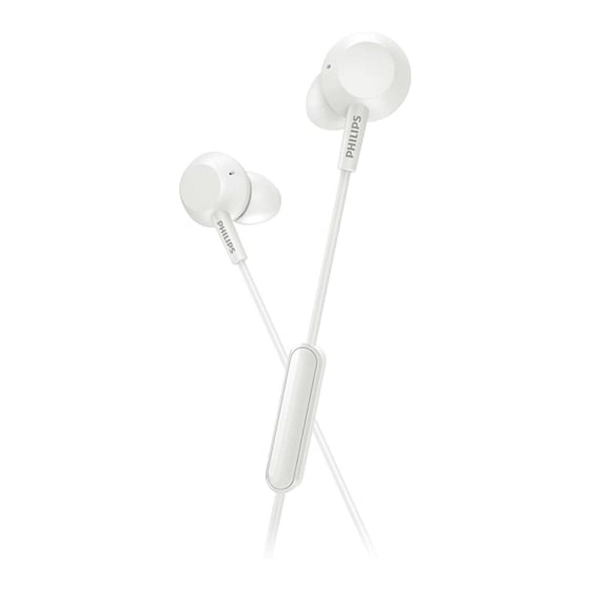 Philips BASS InEarGelMic Headset - White [TAE4105WT/00] - Bunnings ...
